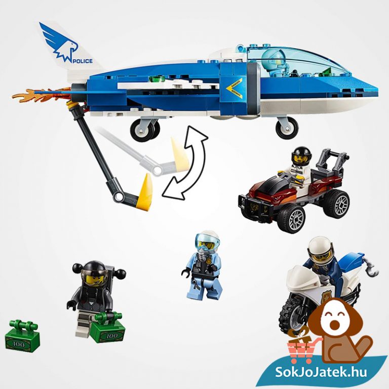 LEGO City 60208 - Légi rendőrségi ejtőernyős letartóztatás | Sokjojatek ...