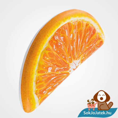 Intex 58763: Narancs szelet formájú felfújható strand matrac 178x85 cm ...