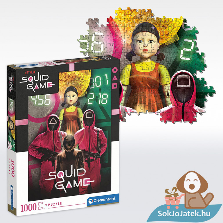 Squid Game puzzle (Nyerd meg az életed kirakó) - 1000 db - Clementoni ...